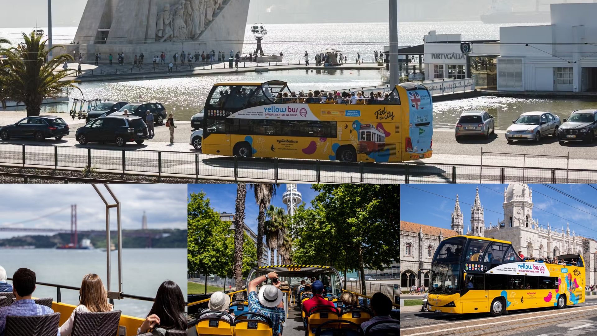Yellow Bus Lisbon: Hop-on Hop-off Tours | €22 | Lisboa Card